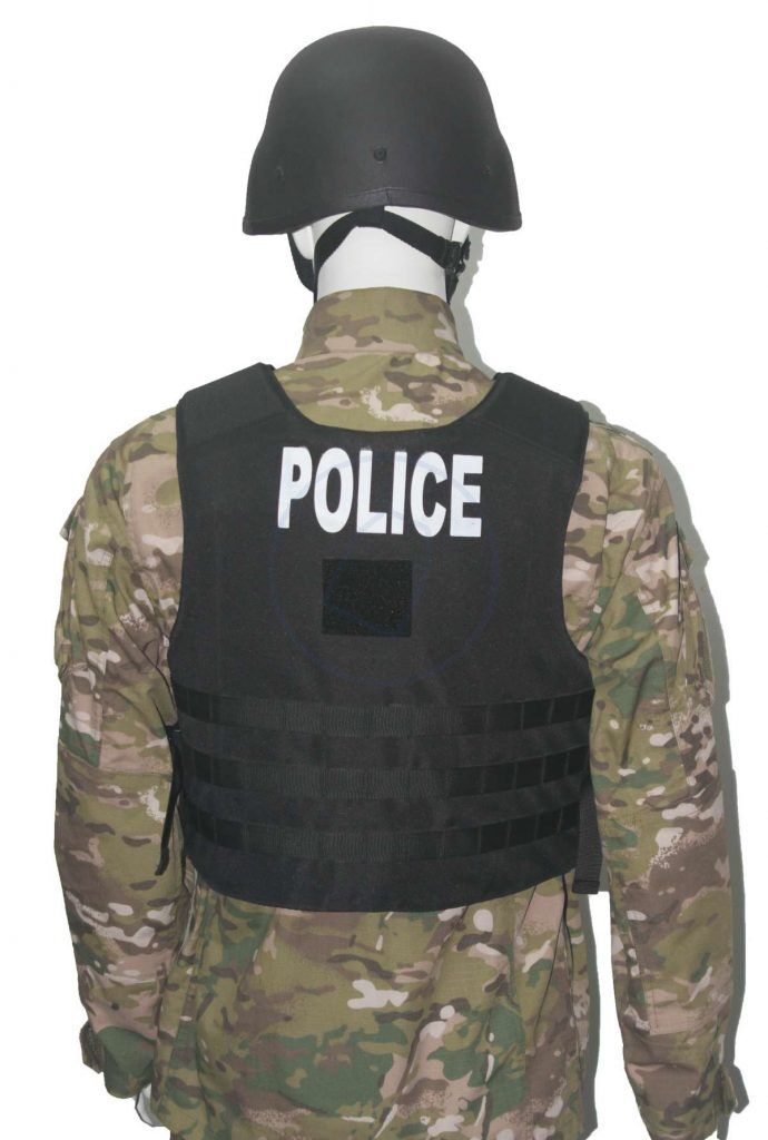 MOLLE webbing Bulletproof Vest with Front and Back Protection, Hard ...